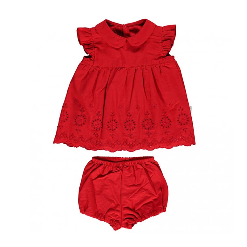 Bebetto komplet za bebe devojčice haljina+gaćice K3019, 74-98