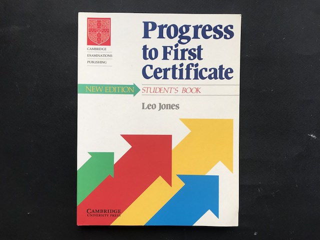 PROGRESS TO FIRST CERTIFICATE - LEO JONES