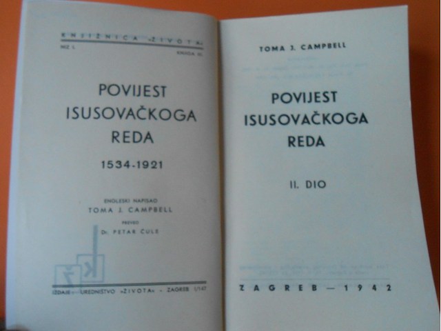 Jezuiti–Evropa–1534-1921:Povjest Isusovačkog reda II.de