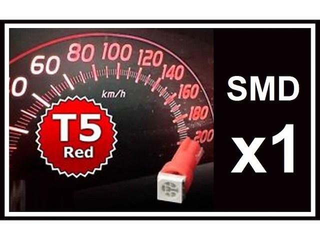 LED Sijalica - T5 - crvena - SMD - 1 komad LED Sijalica