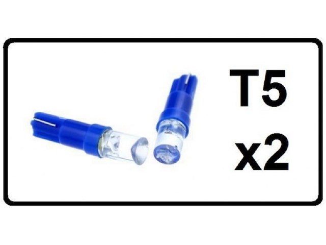 LED Sijalica - T5 - 2 komada - plave