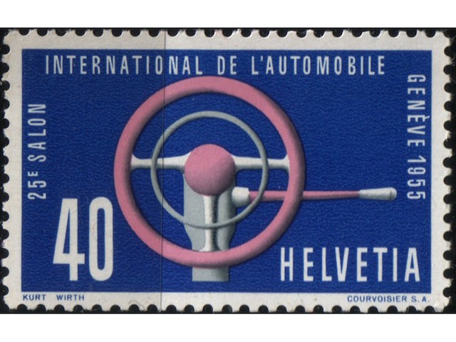 kt375ty  15.feb1955  Helvetia  Mi610 ** 1/4