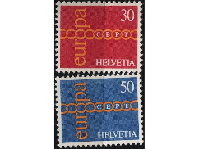 kt375v  03.maj1971  Helvetia  Mi947-8 **