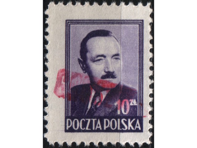 kt364b  1947-8  Poljska  Mi625 ** Atest