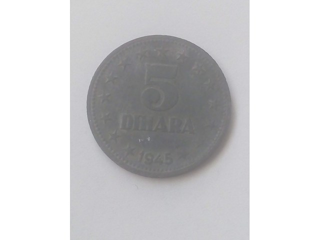 5 Dinara 1945.g - FNRJ -