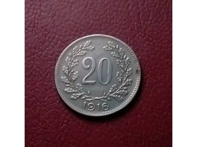 20 HELLER 1916