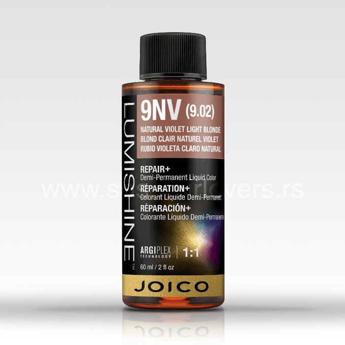 Boja za kosu JOICO LUMISHINE Liquid 9NV – Prirodno violet svetlo plava