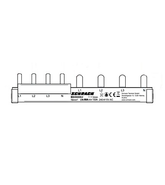 Sabirnica, 4‑p,jezičasta,16mm²
Kompaktna sabirnica, za 1x odvodnik prenapona i 1x D0 rastavnu sklopku