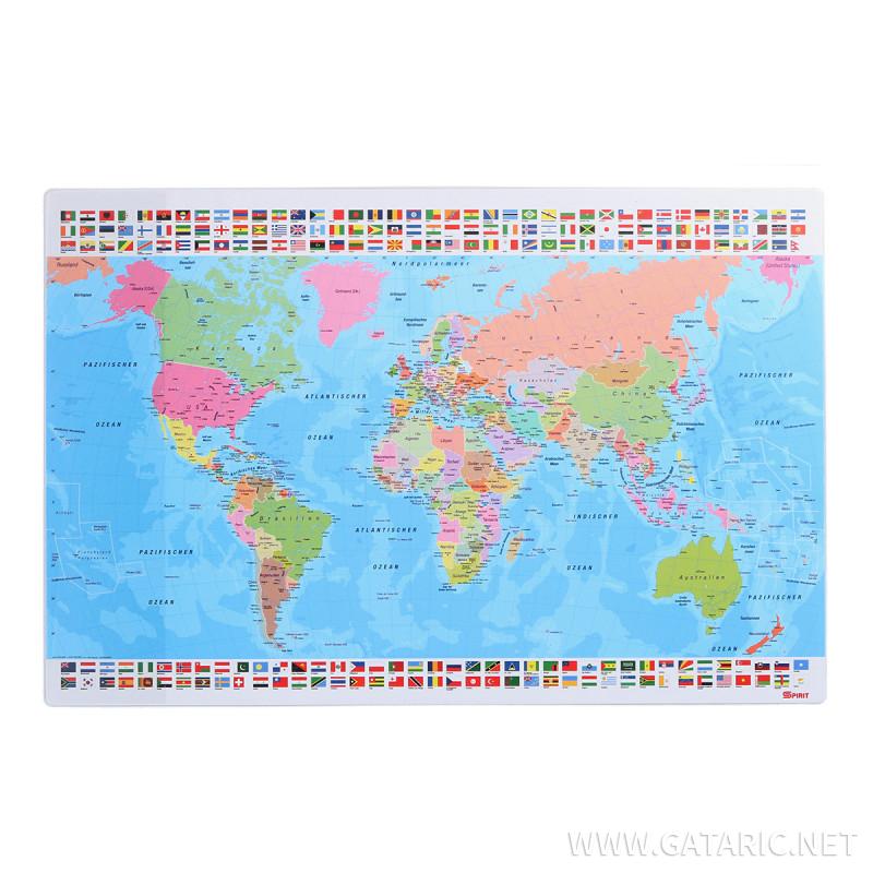Stona mapa "World" 60x40cm