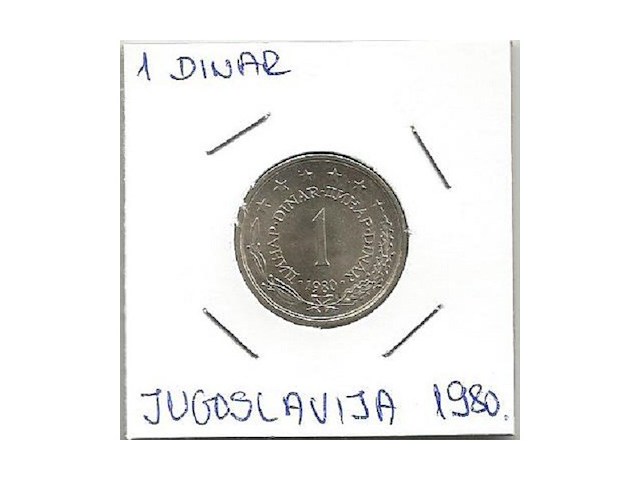 a4 Jugoslavija 1 dinar 1980.