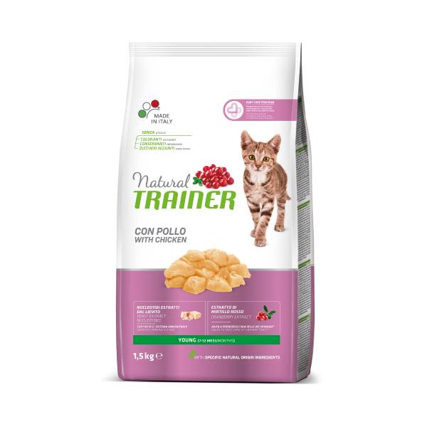 Trainer Natural Cat Young cat chicken - 1,5kg