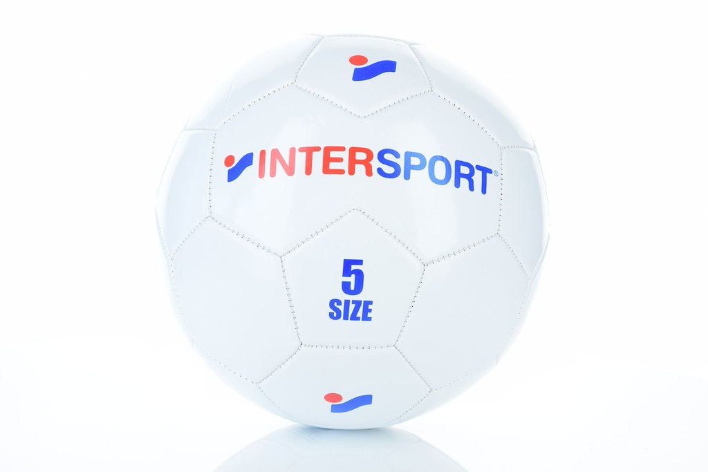 Intersport SHOP PROMO INT, lopta za fudbal, bela