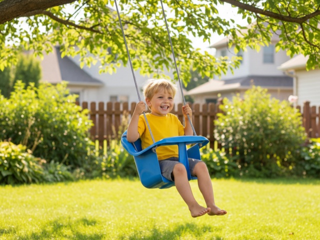 Ljuljaška za decu UNA - Plava