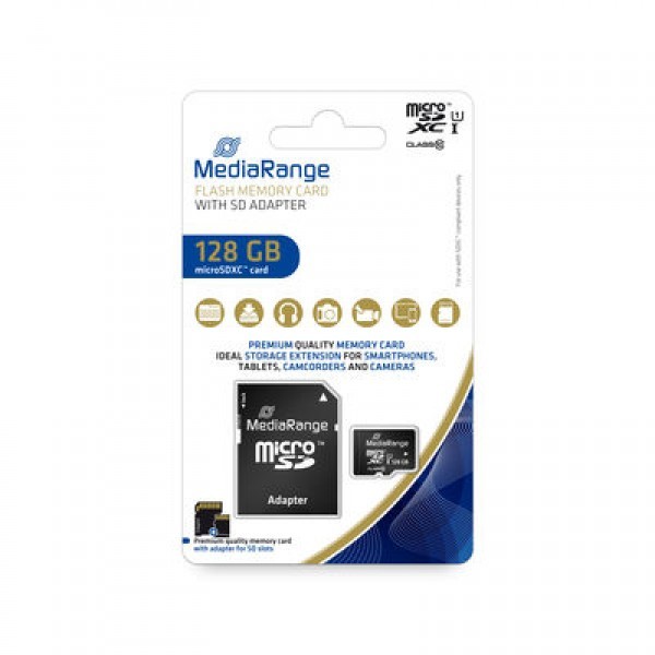 MEDIARANGE 128GB MICRO SDXC UHS-1/5+5