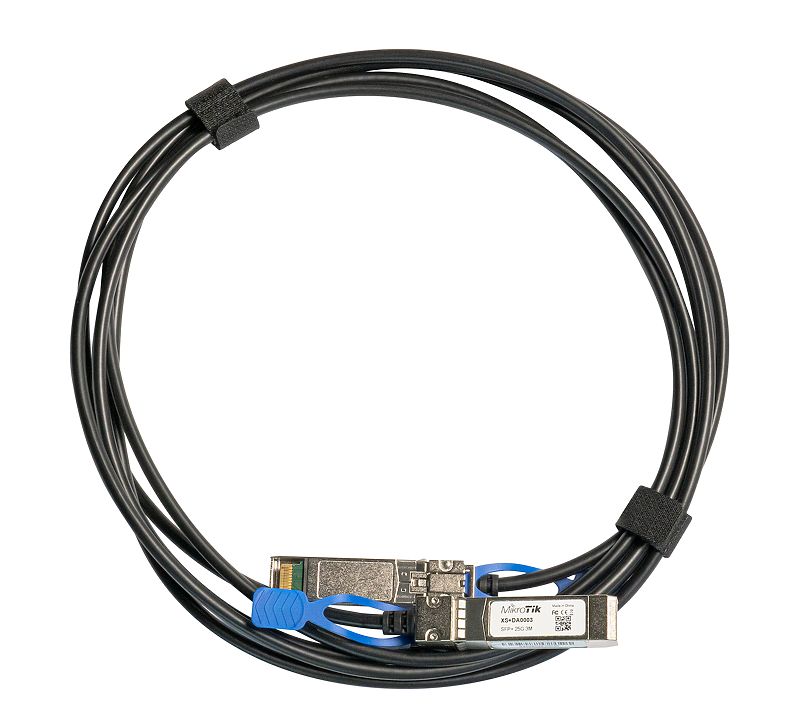 SFP28 DAC kabl za direktnu 25-Gigabit vezu između svičeva/rutera/adaptera dužine 3m, podržava i SFP+ 10G i SFP 1G module i brzine (NT-SFP28-25G-CU3M)