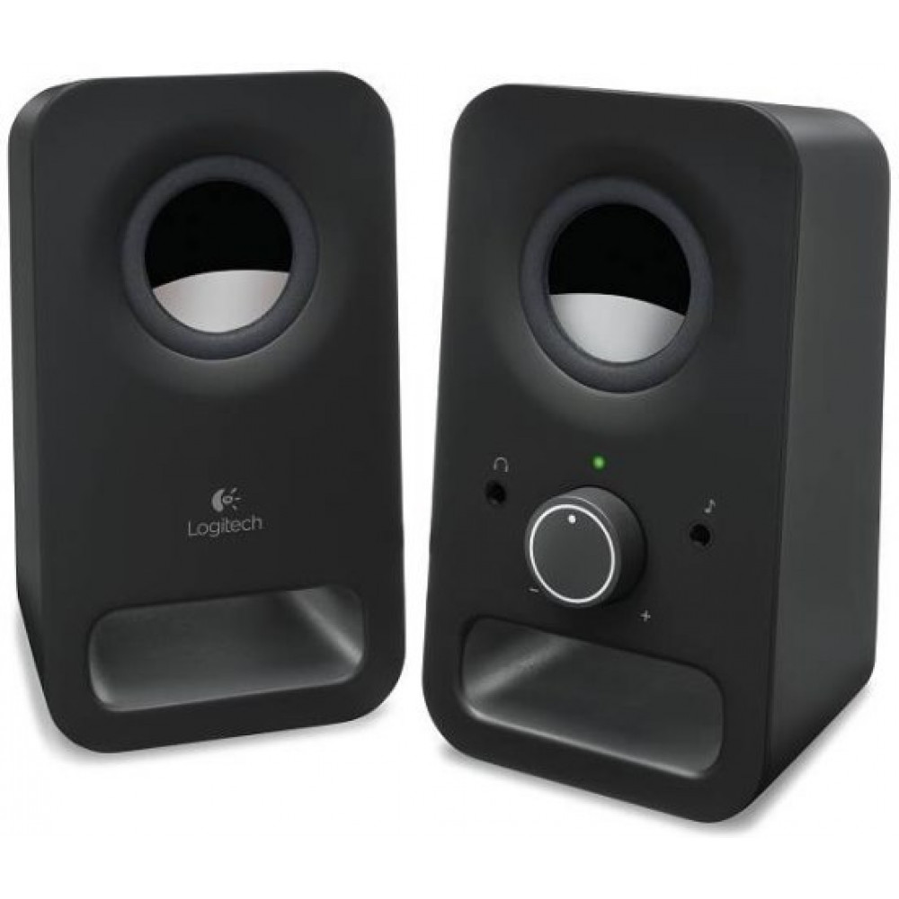 Logitech Z150 Multimedia Speakers, 2.0 System, Black