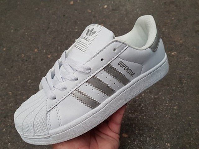 Adidas super star patike sive bele NOVO 36-41