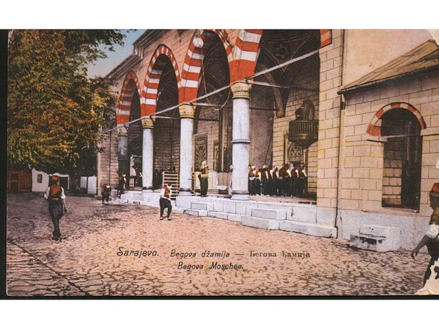 Sarajevo oko 1915. Begova džamija.