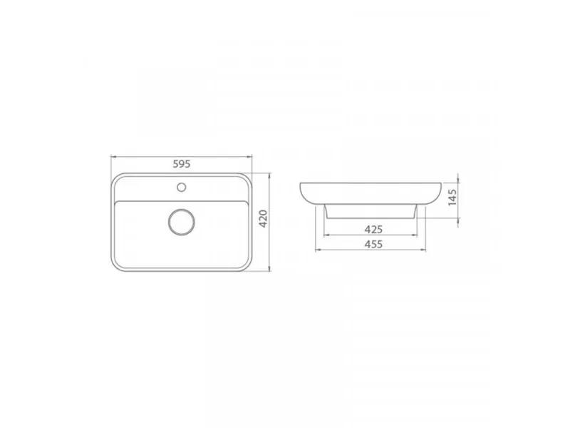 TURKUAZ LAL 60 CM LAVABO 72700 U