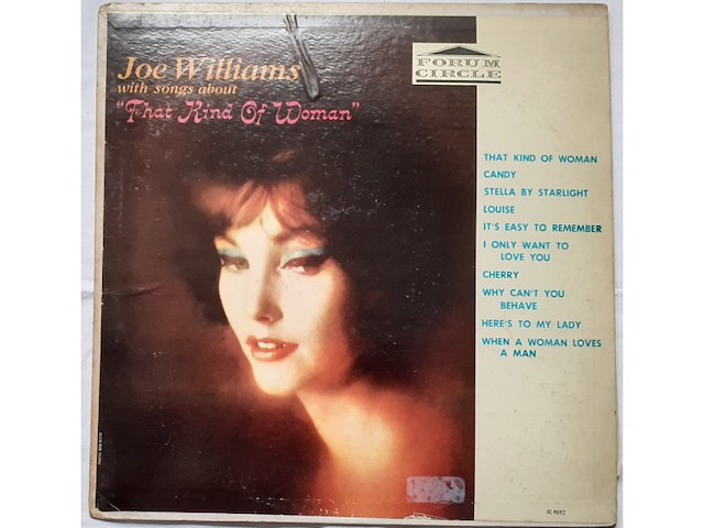 JOE  WILLIAMS  -  THAT  KIND  OF  WOMAN