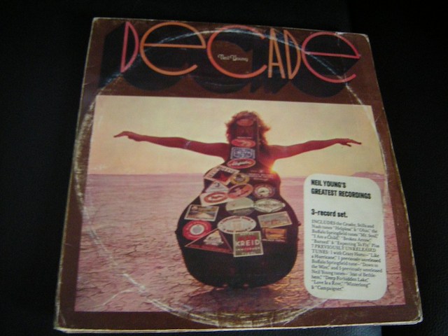 LP - NEIL YOUNG - DECADE - TROSTRUKI ALBUM