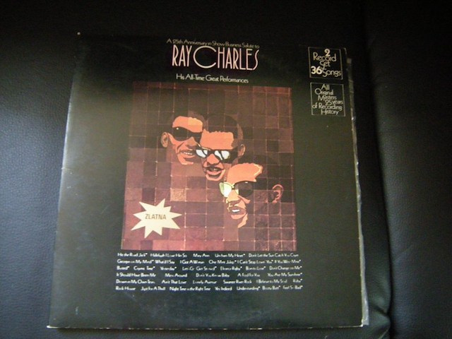 LP - RAY CHARLES - 25 JAHRE OF RECORDING - DUPLI ALBUM