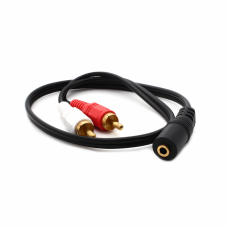 Kabl 2 RCA M na 3.5mm stereo Z JWD-AUDIO7 0.3m