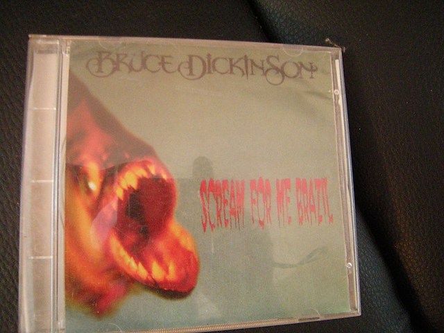 CD - BRUCE DICKINSON - SCREAM FOR ME BRAZIL