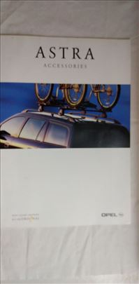 Prospekti Opel:Astra pribor,8 str. eng.
