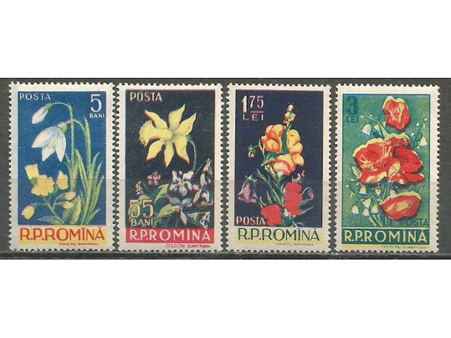 Rumunija,Flora 1956.,čisto