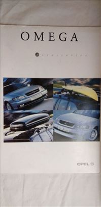Prospekti Opel: Omega pribor, 12 str. eng.