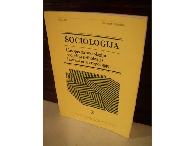 Casopis Sociologija