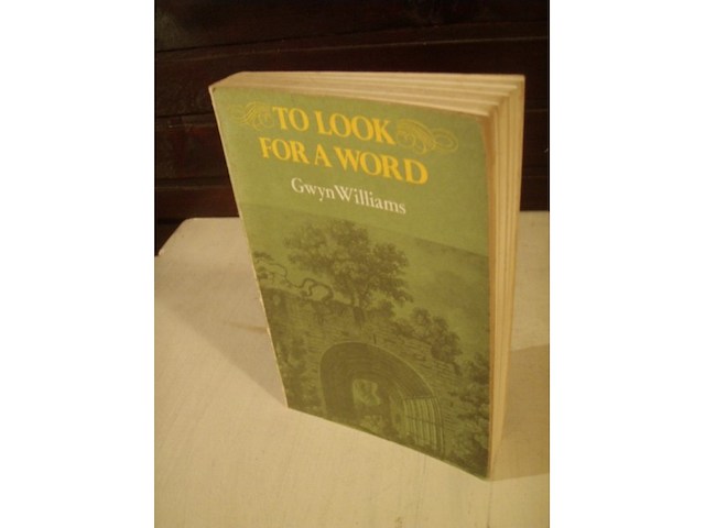 Gwyn Williams - To Look for a Word