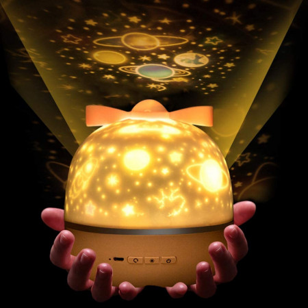Magična projektor lampa sa 6 različitih tema