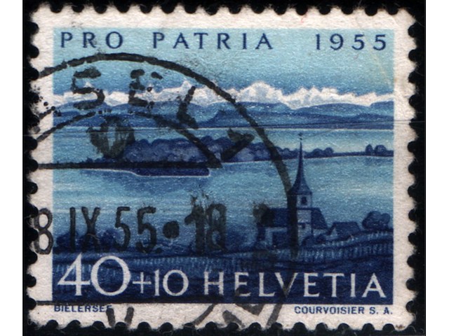 kt382ly  01.jun1955  Helvetia  Mi617(-o-)1/5