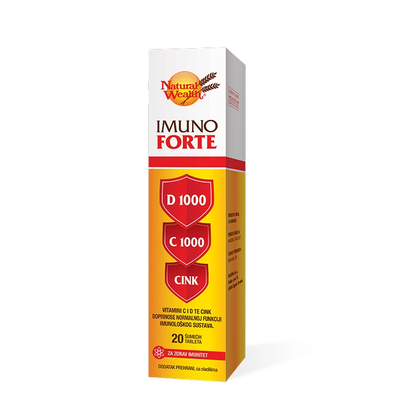 Natural Wealth Imuno Forte 20 šumećih tableta