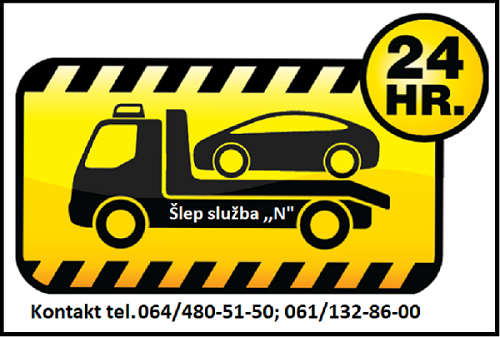 Slep sluzba ,,N"- Beograd, od 00-24h