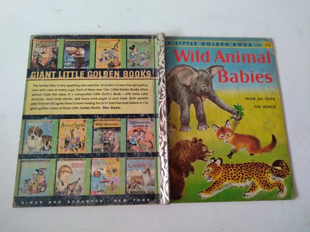 Wild Animal Babies   - A little golden book