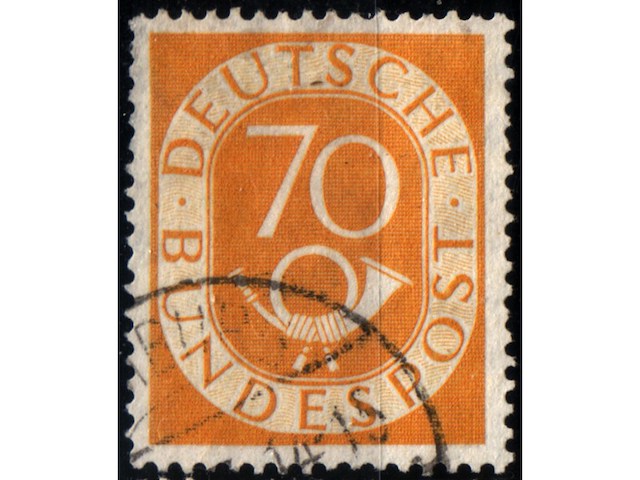 kt382t  20.jun1951 DeutscheBP  Mi136(-o-) 1/16