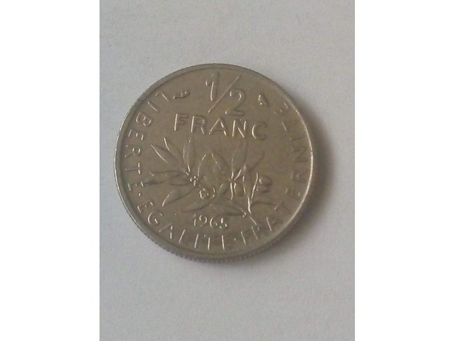 1/2 Franc 1965.godine - Francuska -