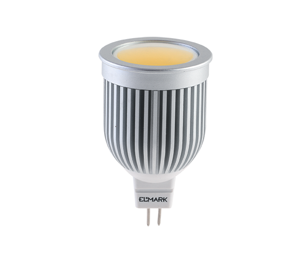 LED SIJALICA LEDCOB 7W GU5,3 12V AC/DC BELA