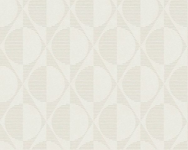 A.S. Création Wallpaper «Graphics, Beige, Cream» 374783