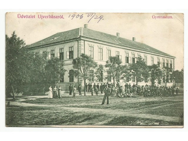 Vrbas 1906. Gimnazija,putovala sa markom