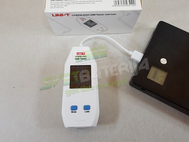 USB Tester Napona Struje Kapaciteta UT658LOAD