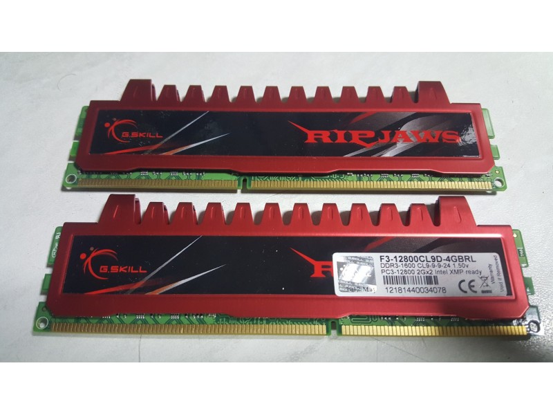 ddr3 2x2gb ispravne G skil 1600mhz