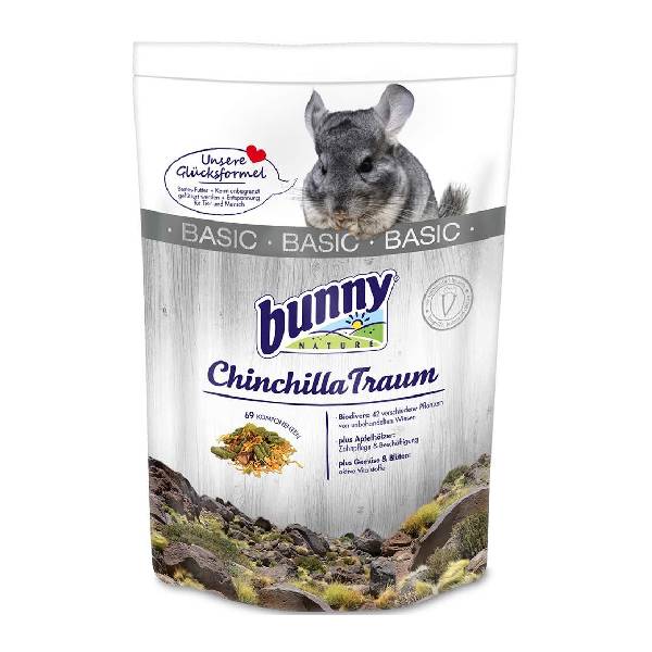 Bunny Nature Chinchilla Dream Basic, hrana za odrasle činčile - 600g