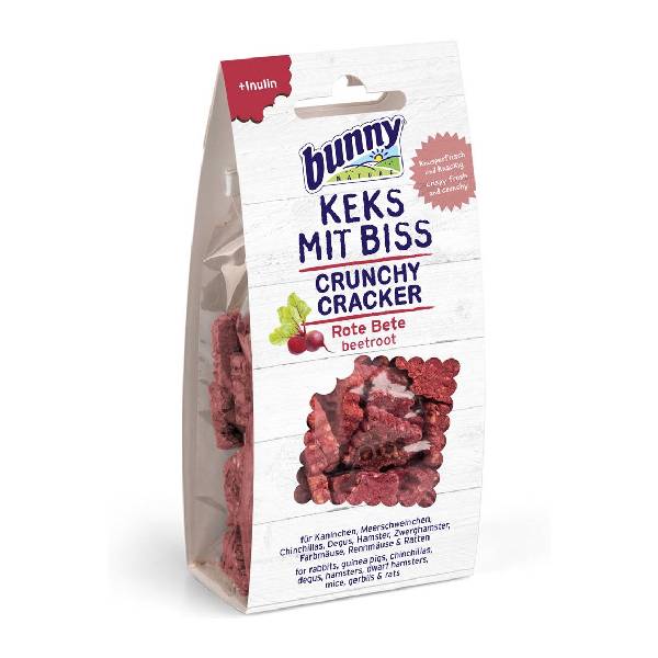 Bunny Nature Crunchy Cracker beetroot, poslastica za male životinje sa ukusom cvekle - 50g