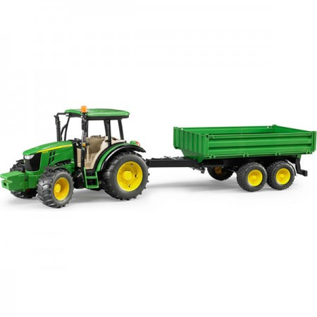 Bruder Traktor John Deere 5115M sa prikolicom ( 021085 )