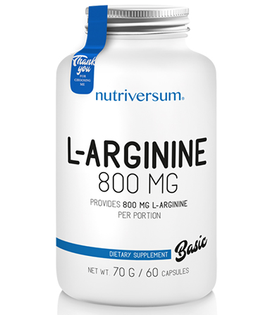 L-Arginine Basic 800 mg - 60 kapsula