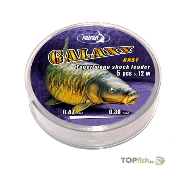 Najlon Mono Leader Galaxy Cast 0,26-0,47mm 5x12m